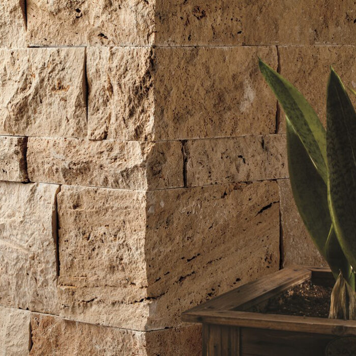 Pitched Travertine Wall Cladding | Natural Stone Wall Cladding Adelaide