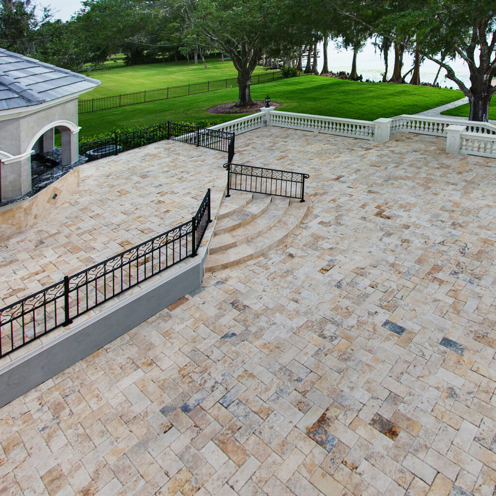 Country Blend Travertine Pavers | Country Classic Travertine Pavers