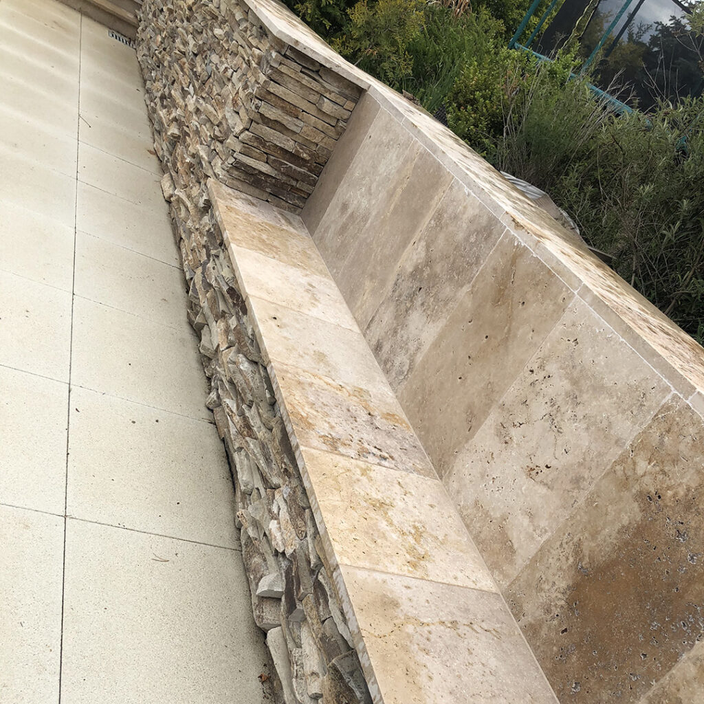 Travertine Tile Cladding - Australian Paving Centre Middleton – South Coast